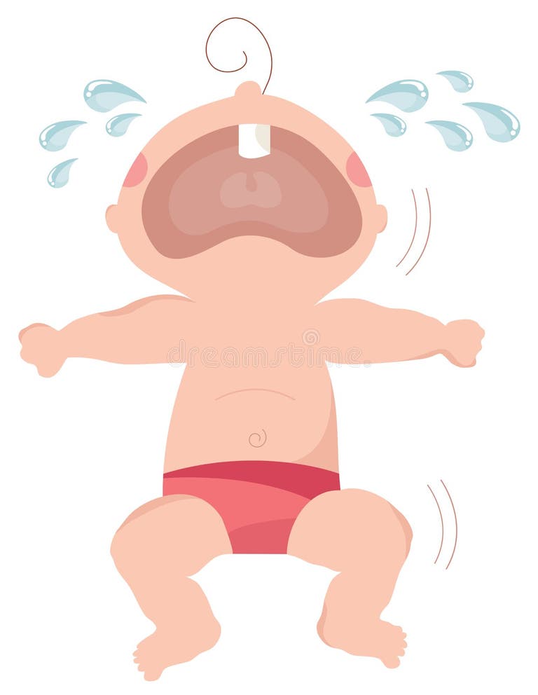 Girl Baby Crying Stock Illustrations – 2,086 Girl Baby Crying Stock ...