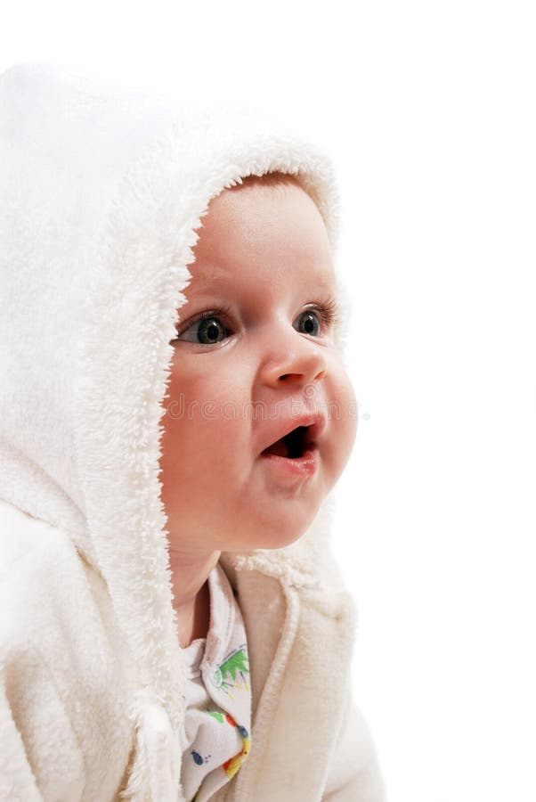 Baby girl in red dress stock image. Image of care, human - 7022153