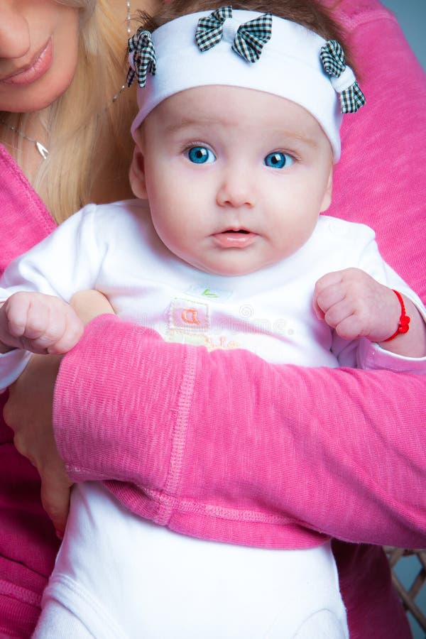 Baby girl stock image. Image of hold, baby, parent, girl - 17483751