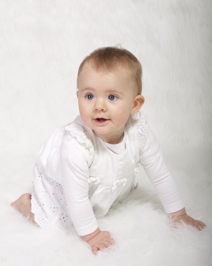 Happy baby raising hand stock photo. Image of mother, sitting - 317626