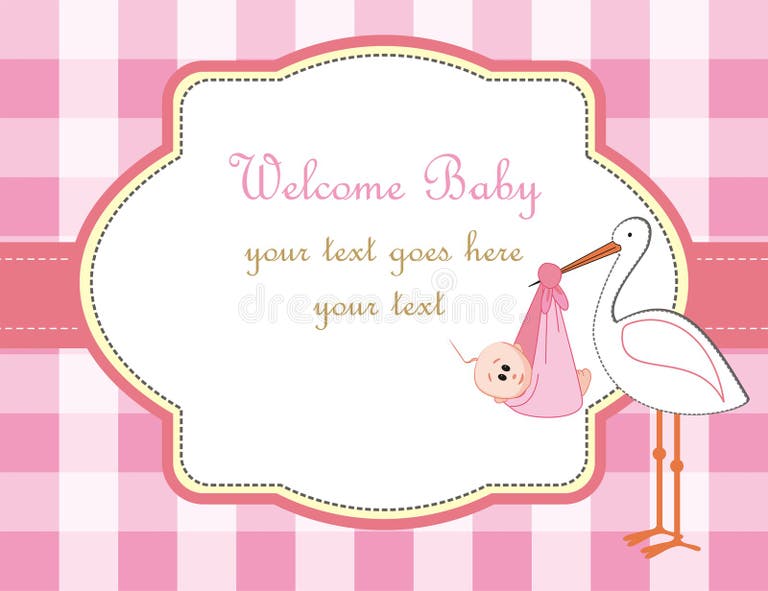 Welcome Baby Girl Pattern Stock Illustrations – 3,039 Welcome Baby Girl ...