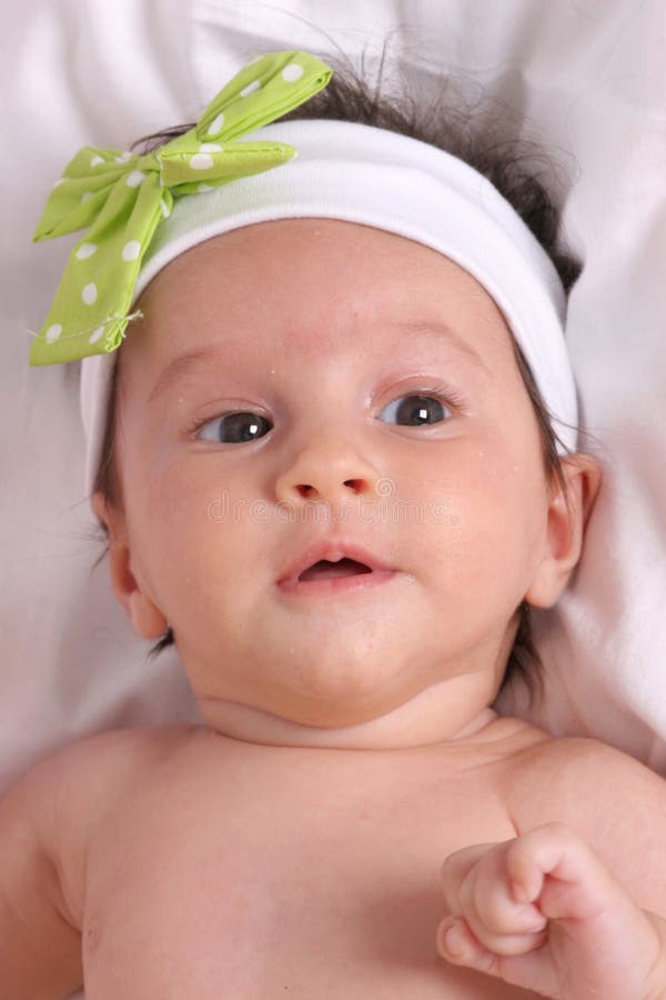 Baby girl stock photo. Image of peaceful, fine, girl, childhood - 6761898