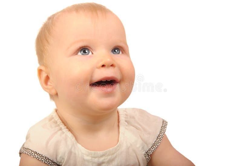 Baby Girl stock photo. Image of little, girl, baby, posing - 7982928