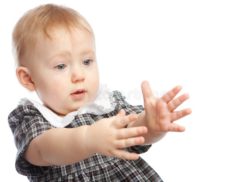 Baby girl stock image. Image of pretty, sweet, female - 8060415