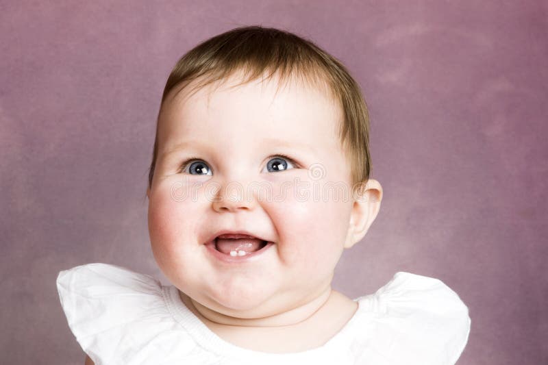 Baby Girl stock photo. Image of chubby, caucasian, expression - 9113552