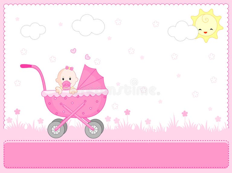 Newborn Girl Arrival Stock Illustrations – 8,848 Newborn Girl Arrival ...