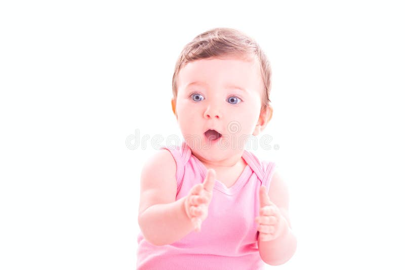 The Guy And The Girl Clap Their Hands The Young Couple Have Fun At