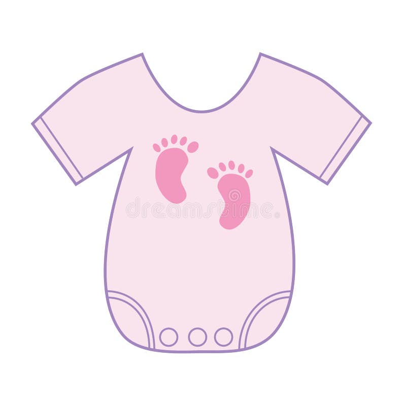 Baby Clothes Line stock vector. Illustration of adorable - 18648900