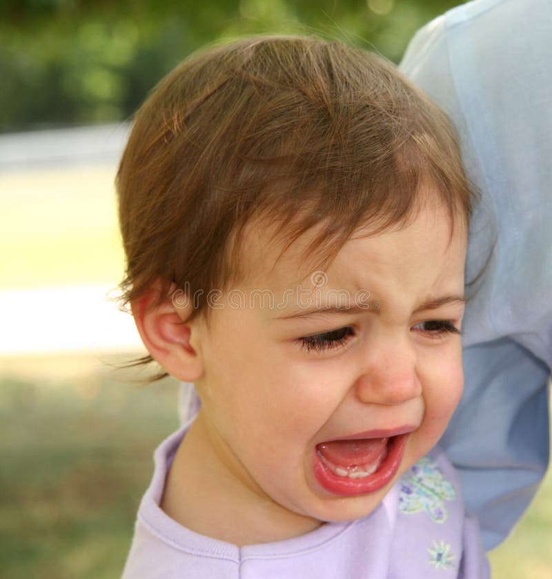 Baby Girl Crying stock image. Image of brown, nose, cute - 186725