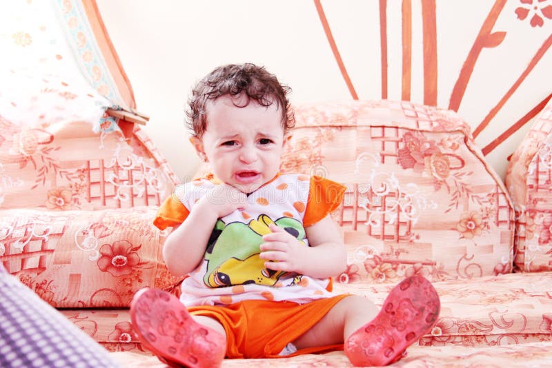 Child Girl Crying Arabic Stock Photos - Free & Royalty-Free Stock ...