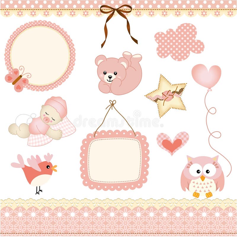 Baby boy design elements stock vector. Illustration of butterfly - 31252251