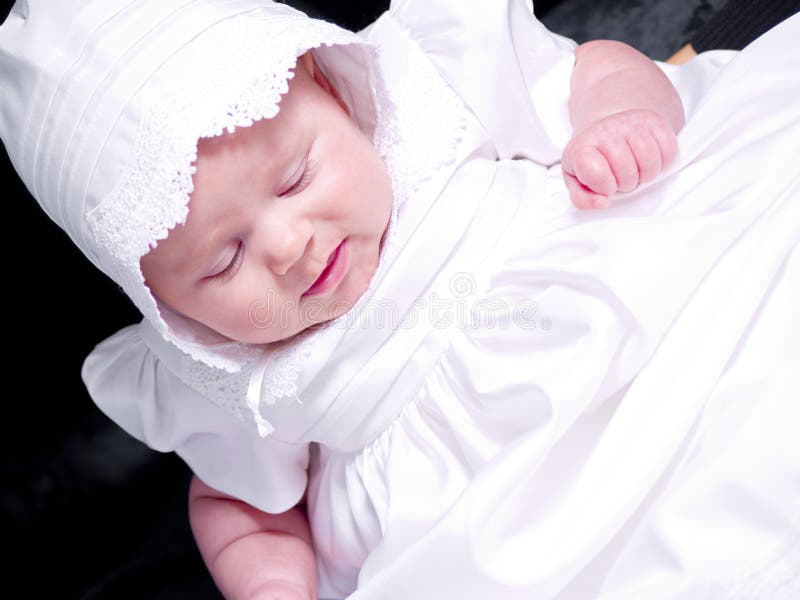 Bonnet Baby stock image. Image of closeup, sewn, wicker - 4285429
