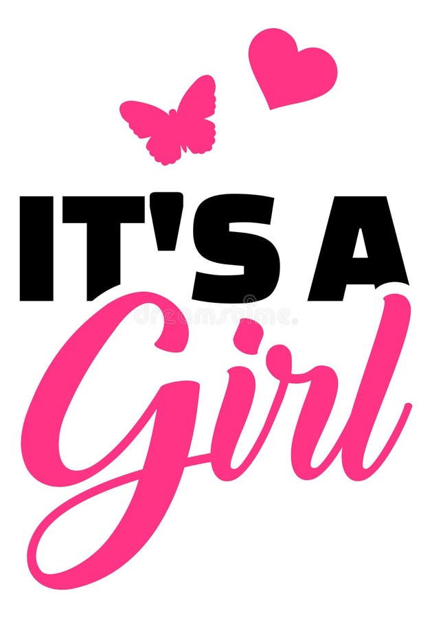 It is a baby girl stock vector. Illustration of birth - 171702275