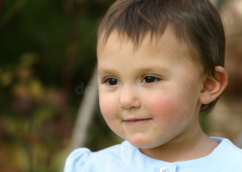 Baby Girl Toddler Smile stock image. Image of children - 343353
