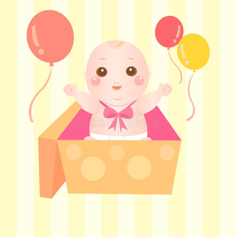 It is a Surprise Baby stock vector. Illustration of celebration - 48451150