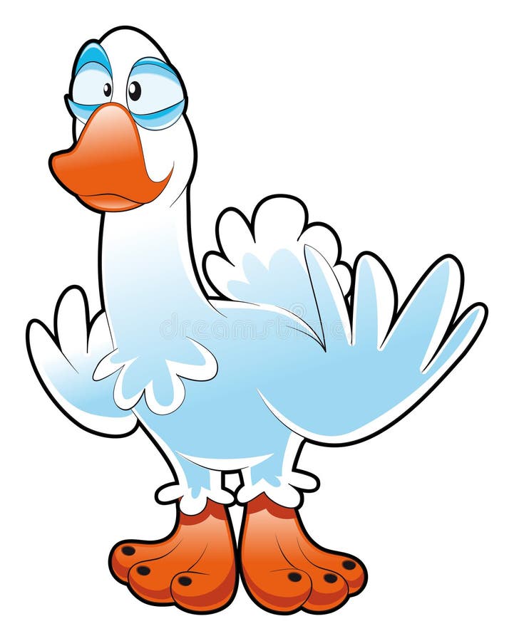 Baby Goose stock vector. Illustration of comic, childhood - 7113683