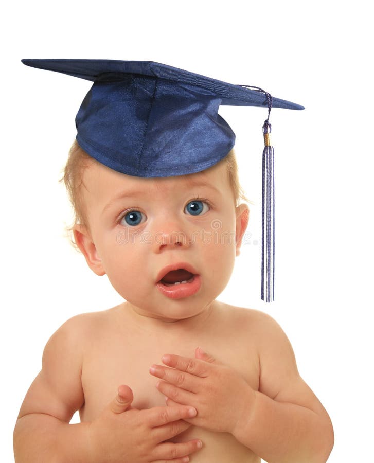 Baby graduate stock photo. Image of gesturing, handsome - 27092972