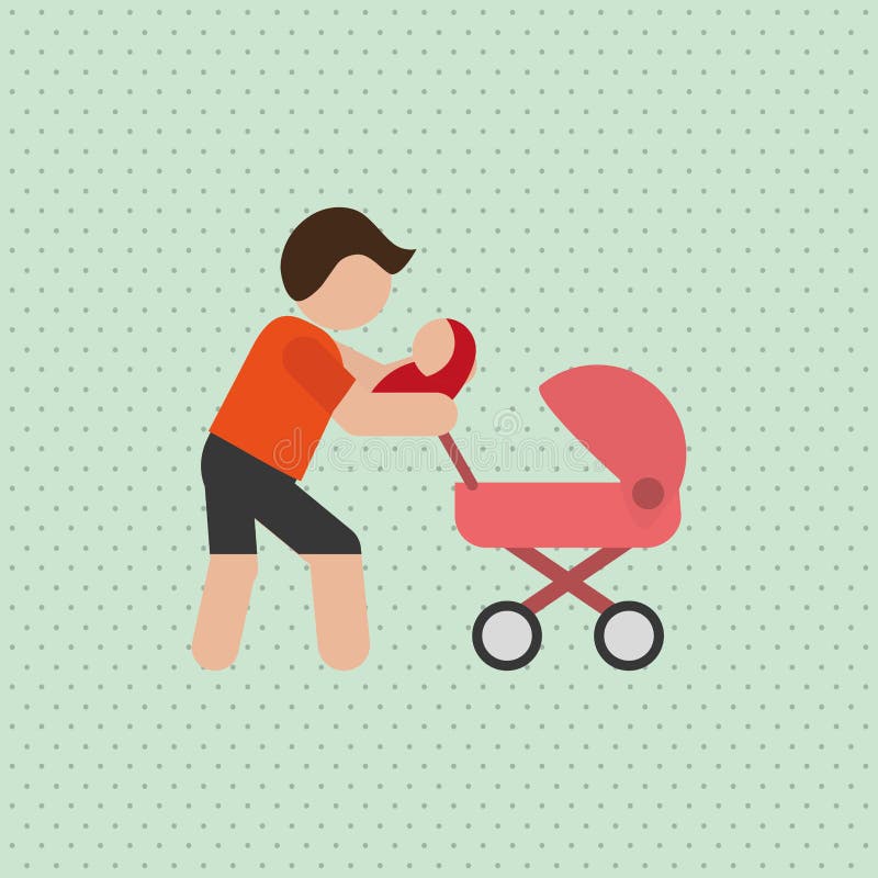 Baby Graphic Design, Vector Illustration Stock Vector - Illustration of ...