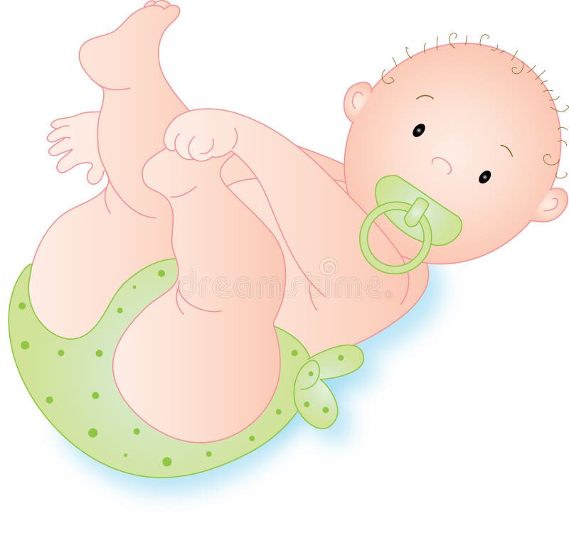 Baby green stock illustration. Illustration of fledgling - 6580483