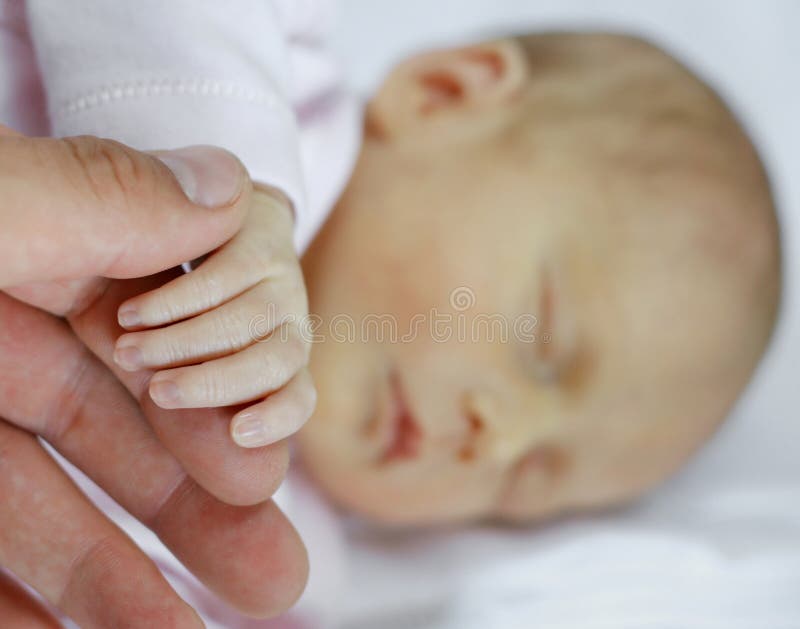 Baby hand stock photo. Image of thumb, holding, thumbs - 27313608