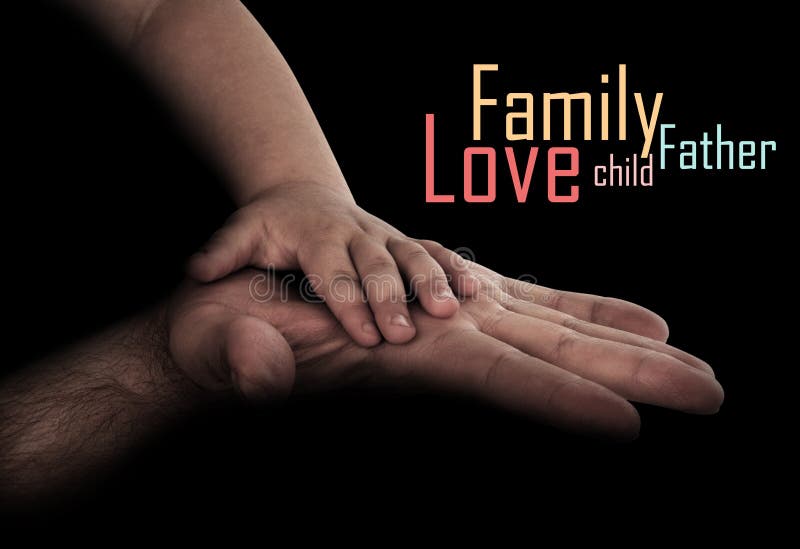 Baby Hand with Father S Hand Stock Photo - Image of parenting, parent ...