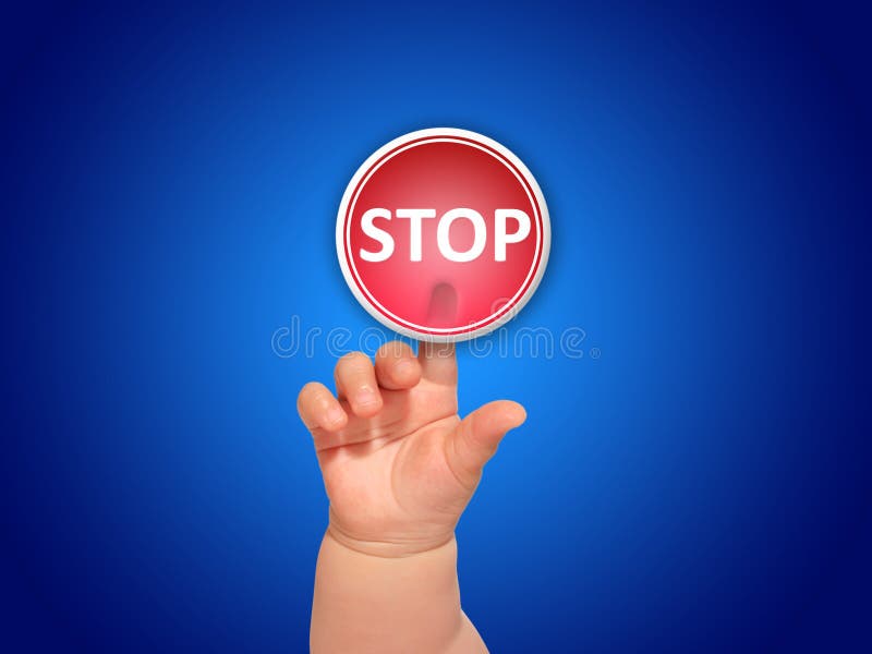 Stop sign. stock image. Image of restricted, isolation - 31120349