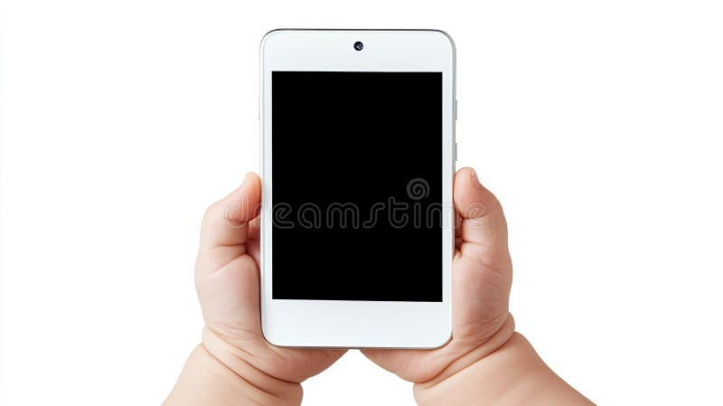 Baby Hands Holding a Tablet. Concept of Technology, Childhood, and the ...