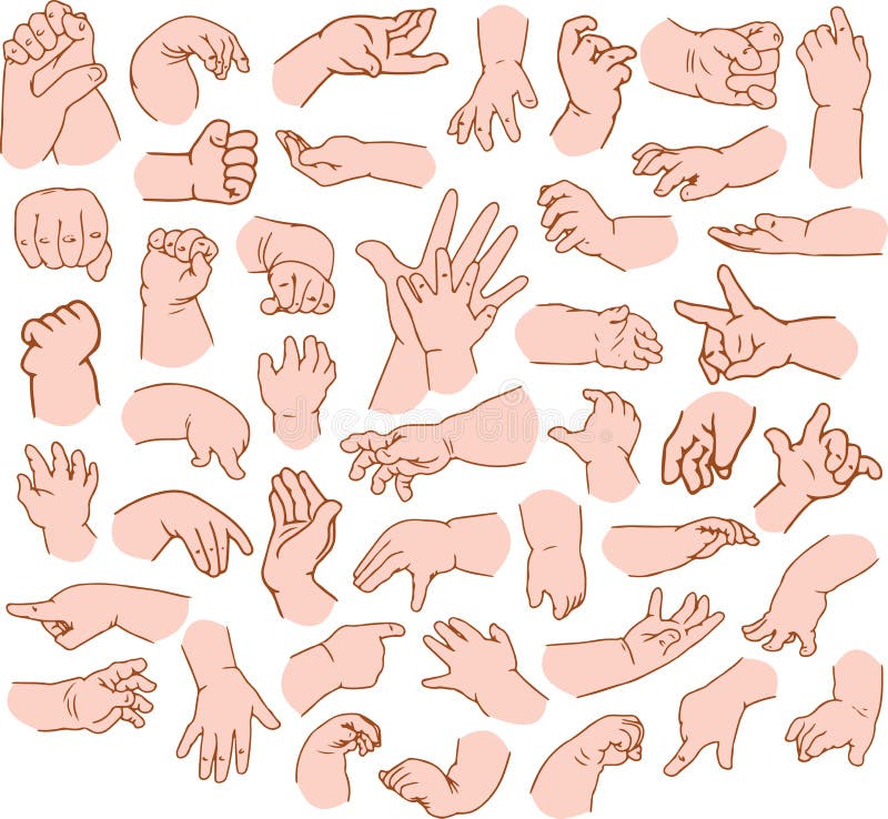 Woman Hands Pack stock vector. Illustration of invite - 40043946