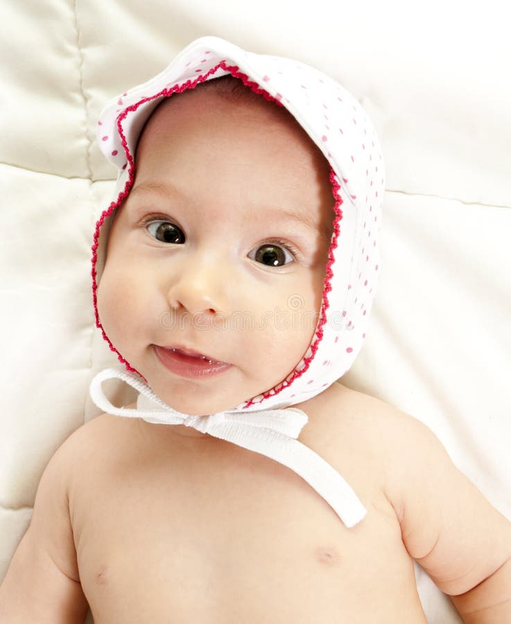 Baby and hat stock photo. Image of health, beautiful - 28666020