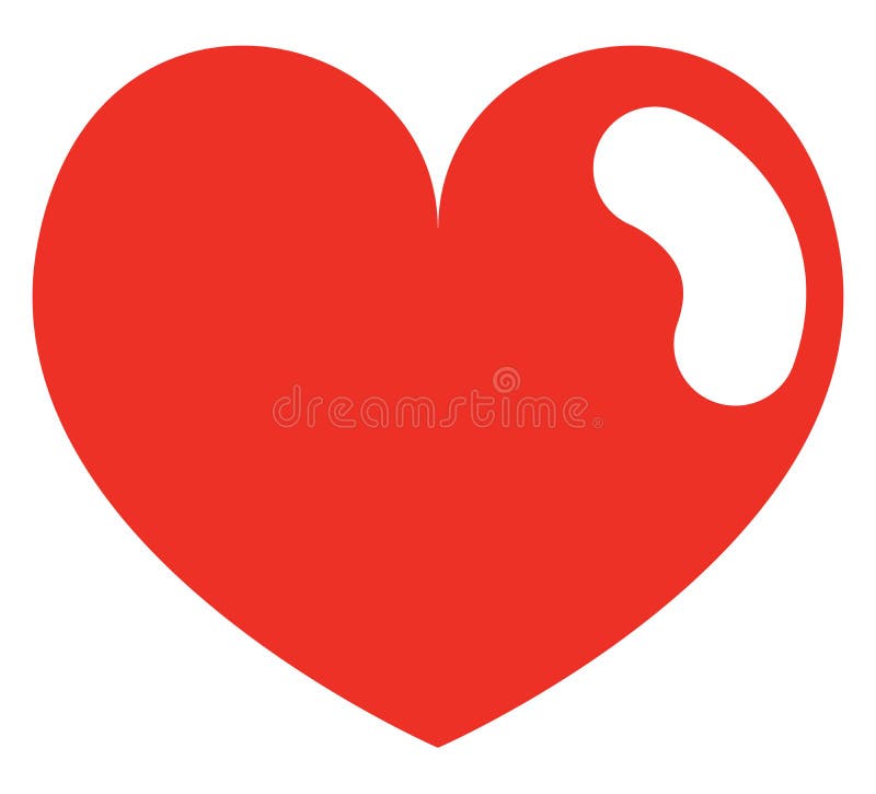 Baby heart care, icon stock vector. Illustration of child - 258927739