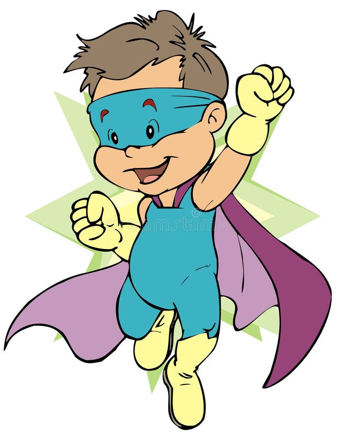 Baby Superhero Clipart