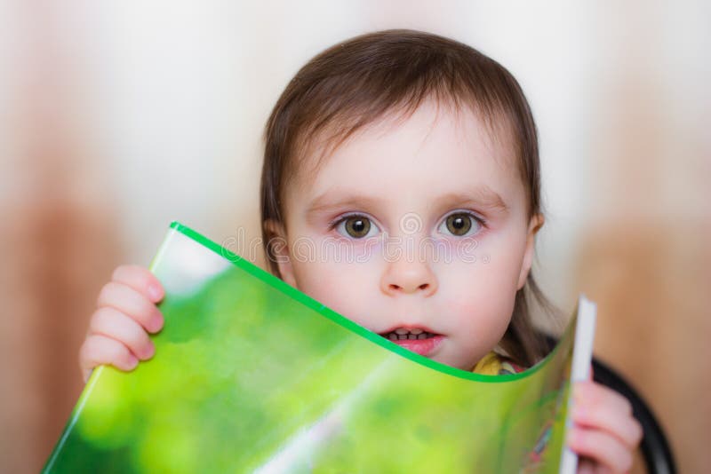 Baby Holding a Blank Paper. Stock Photo - Image of hand, baby: 31860752