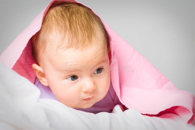 Baby at home stock image. Image of newborn, beautiful - 12413219