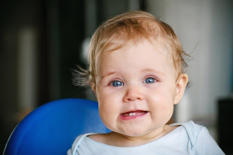 Baby at home stock image. Image of daughter, front, child - 37740975