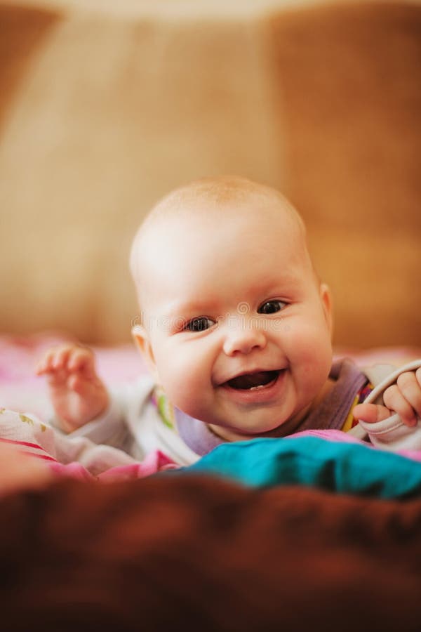 Baby in home. stock image. Image of baby, cheerful, child - 39551835
