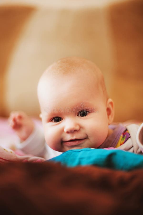 Baby in home. stock photo. Image of child, interior, innocence - 39551836