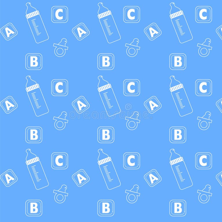 Baby icon patterns stock illustration. Illustration of motherhood ...