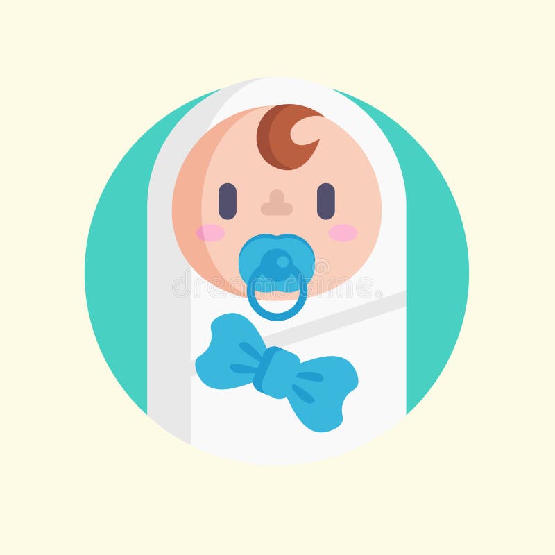 Baby Icon Vector Graphic Download Template Modern Stock Illustration ...