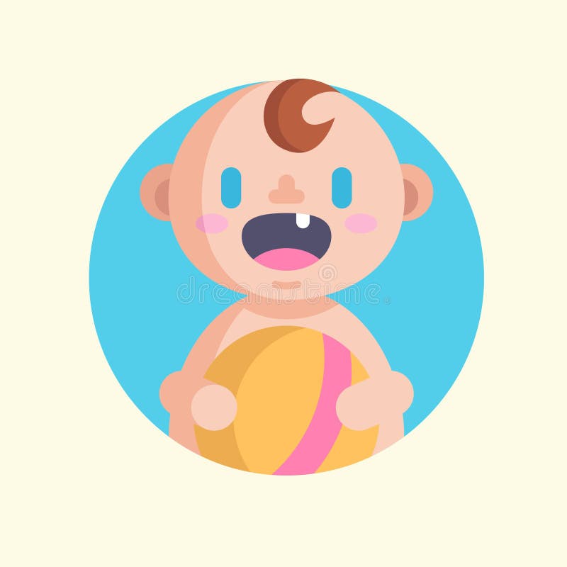 Baby Icon Vector Graphic Download Template Modern Stock Illustration ...