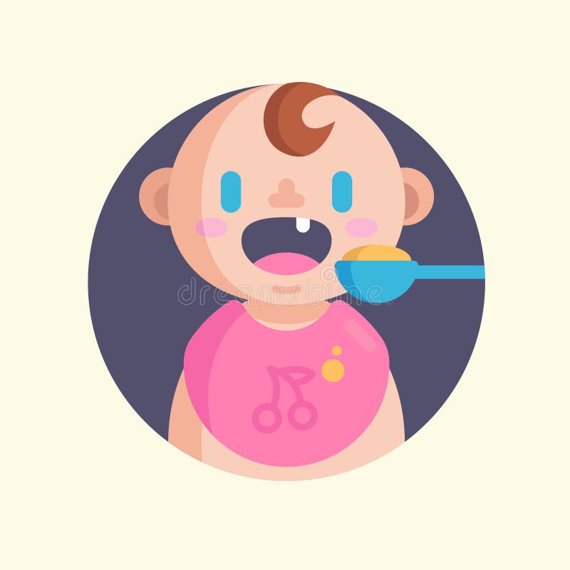 Baby Icon Vector Graphic Download Template Modern Stock Abbildung ...