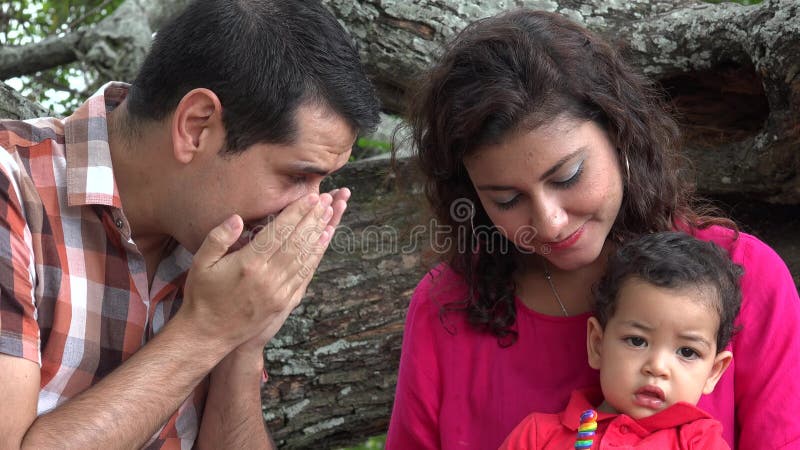 Baby Ignoring His Parents stock video. Video of babyish - 65488905