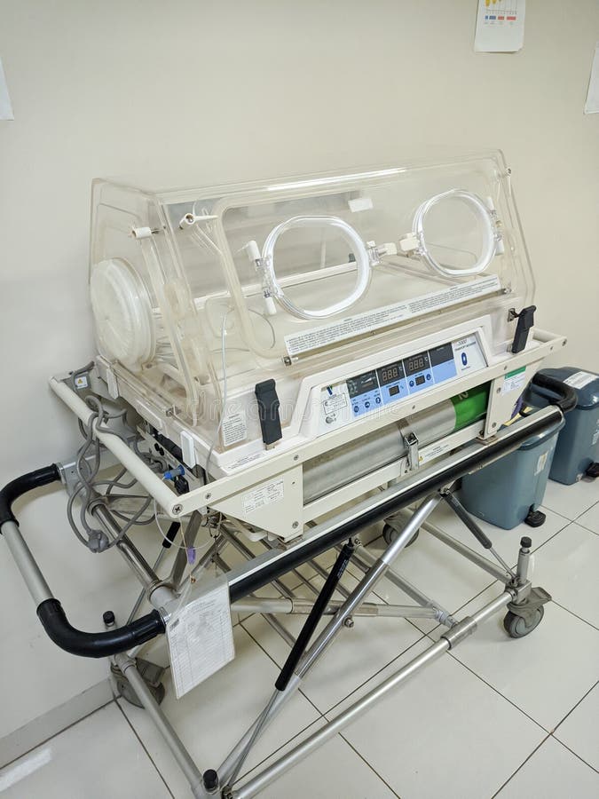 Baby incubator in hospital editorial image. Image of healthy - 260489280