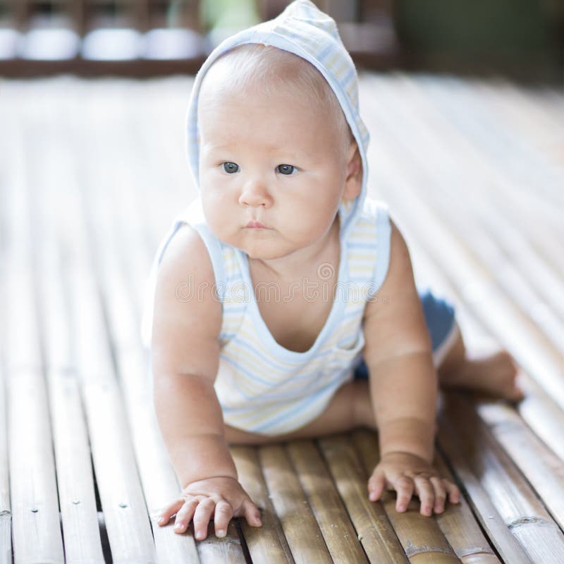 Baby indoor stock image. Image of studio, portrait, infant - 41727037