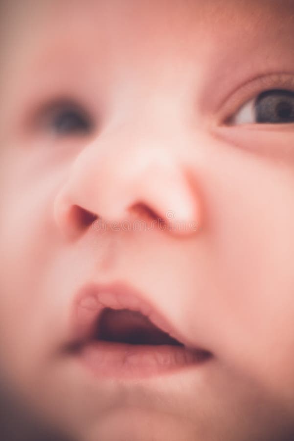 Baby infant face stock image. Image of close, childhood - 120269851