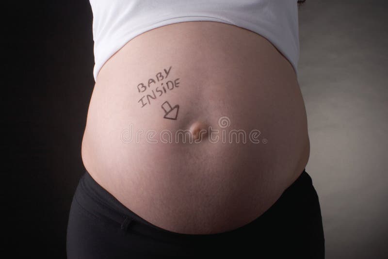 Baby inside belly stock photo. Image of pregnancy, together - 287524
