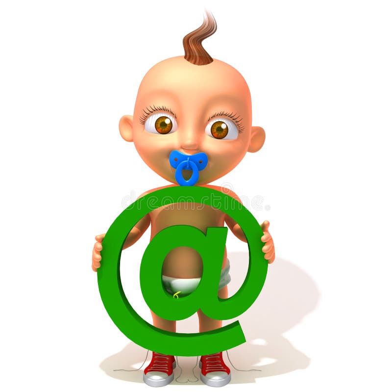 Baby Jake Email Sign 3d Illustration Stock Illustrations – 2 Baby Jake ...