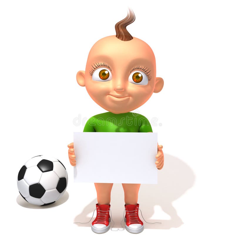 Baby Football Player Stock Illustrations – 792 Baby Football Player ...