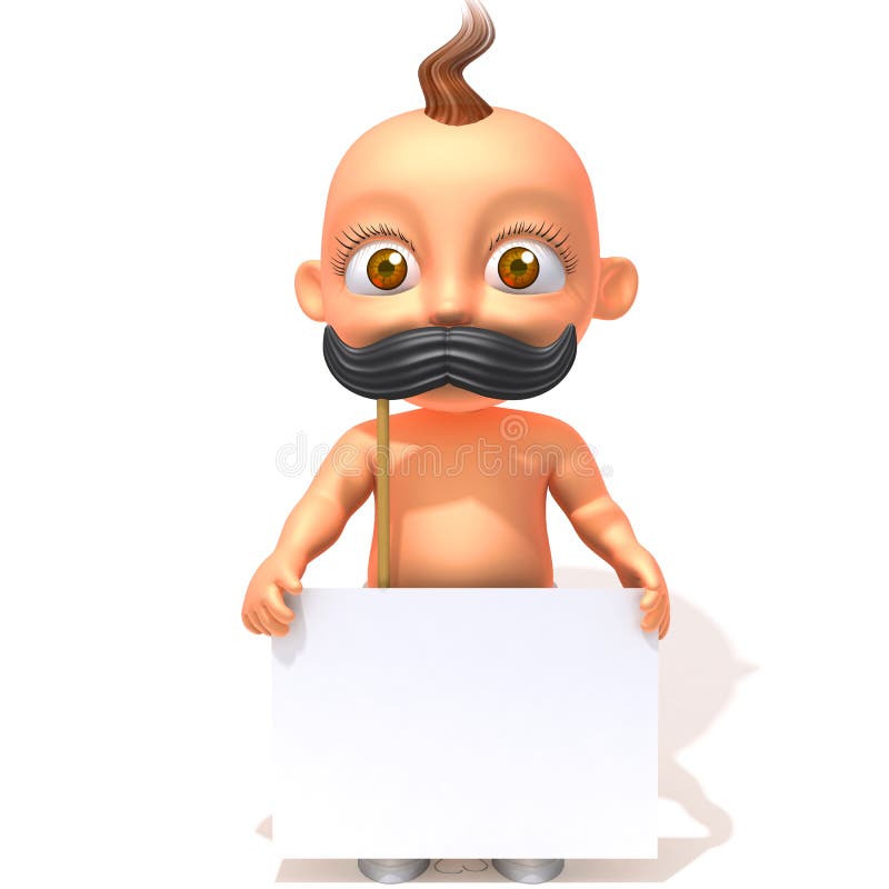 Baby Jake Movember 3d Illustration Stock Illustrations – 6 Baby Jake ...