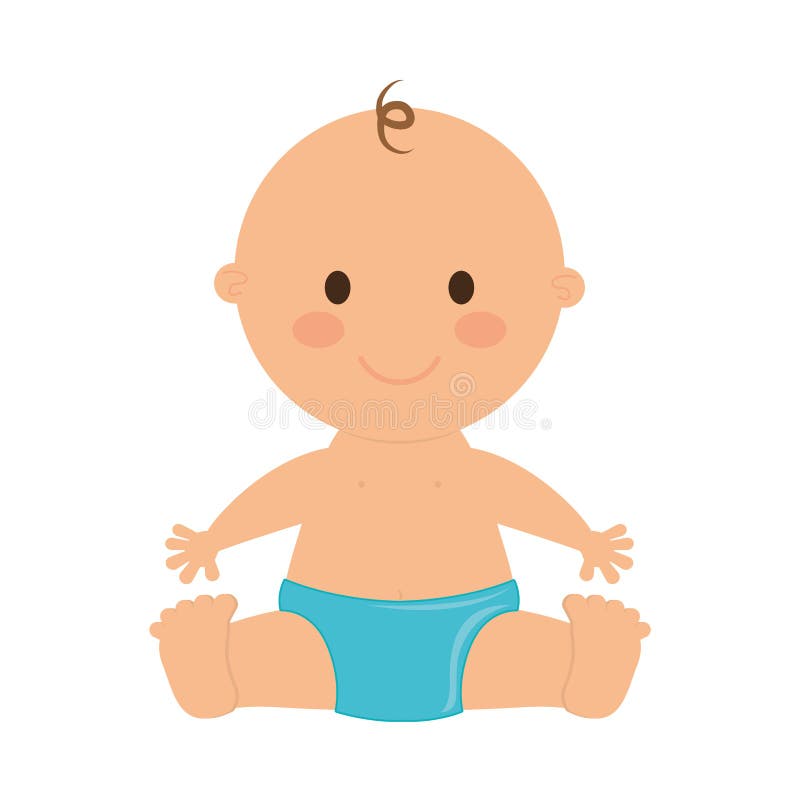 Baby Kid Design. Infant Icon. Isolated Image. Vector Graphic Stock ...