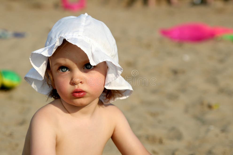 Baby at lake stock image. Image of outdoor, lakeshore - 1100313